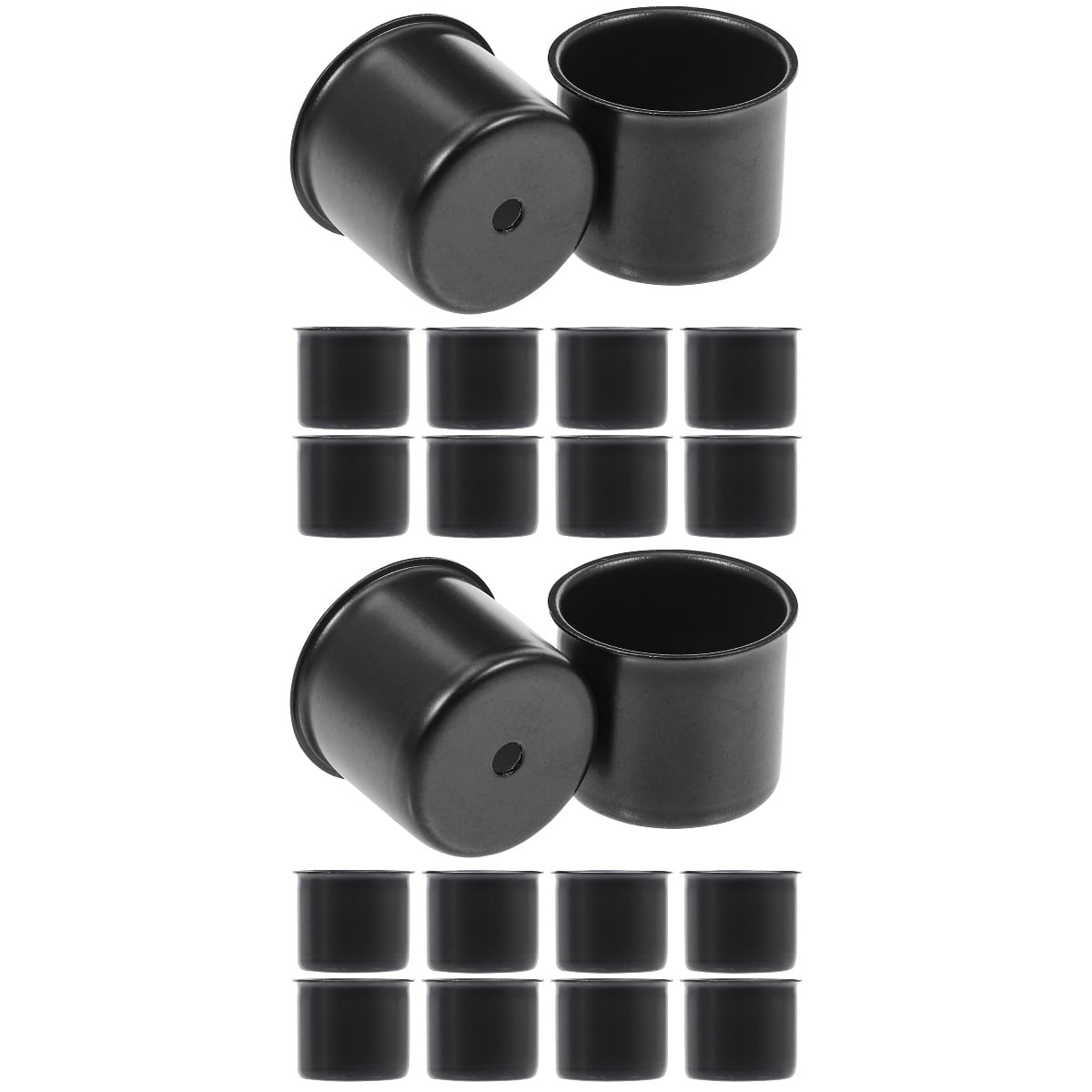 MLINS 20 pcs Diy Candle Cup Candlestick Holder Metal Aromatherapy ...