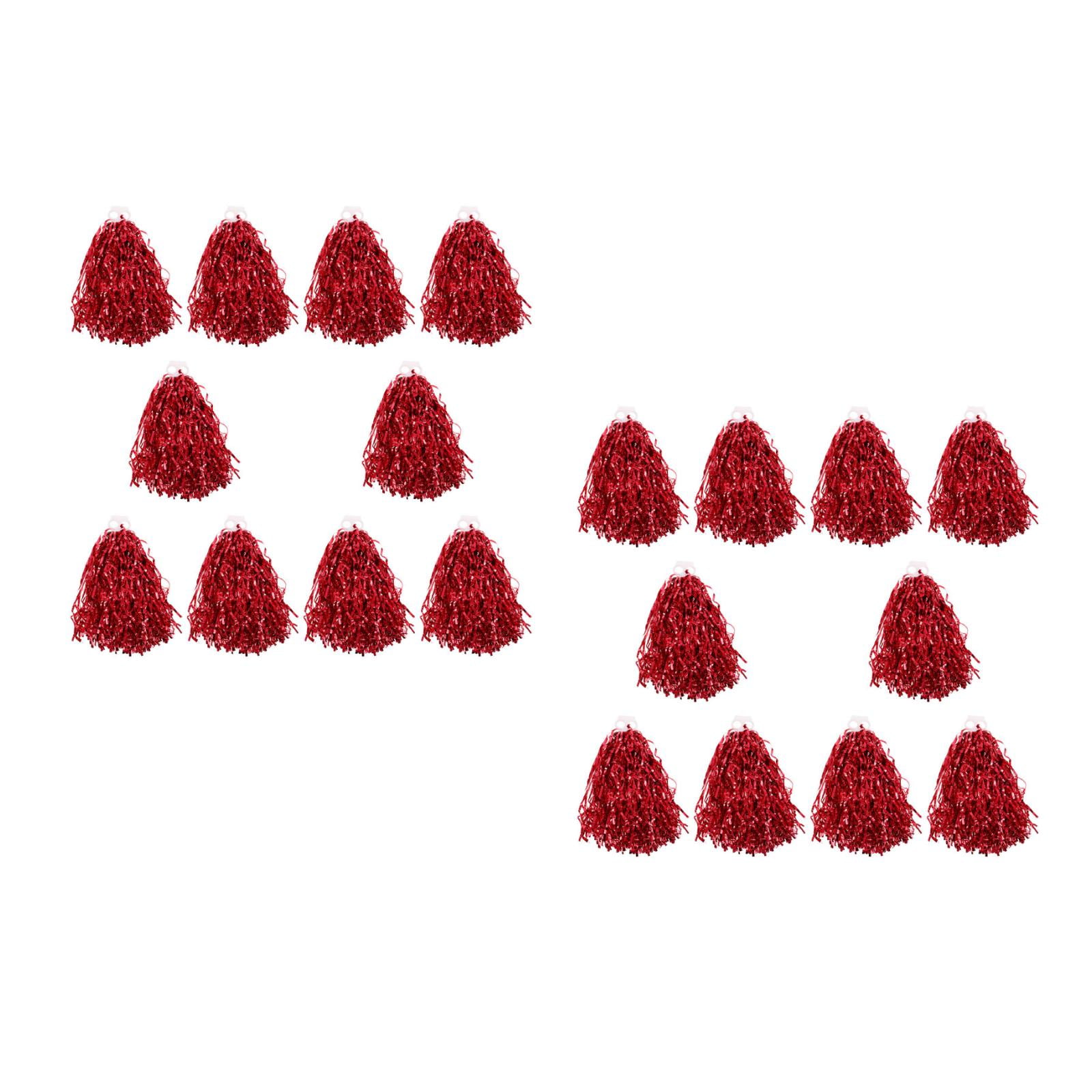 MLINS 20 pcs Cheerleading Pom Poms Festival Cheer Poms Reusable ...