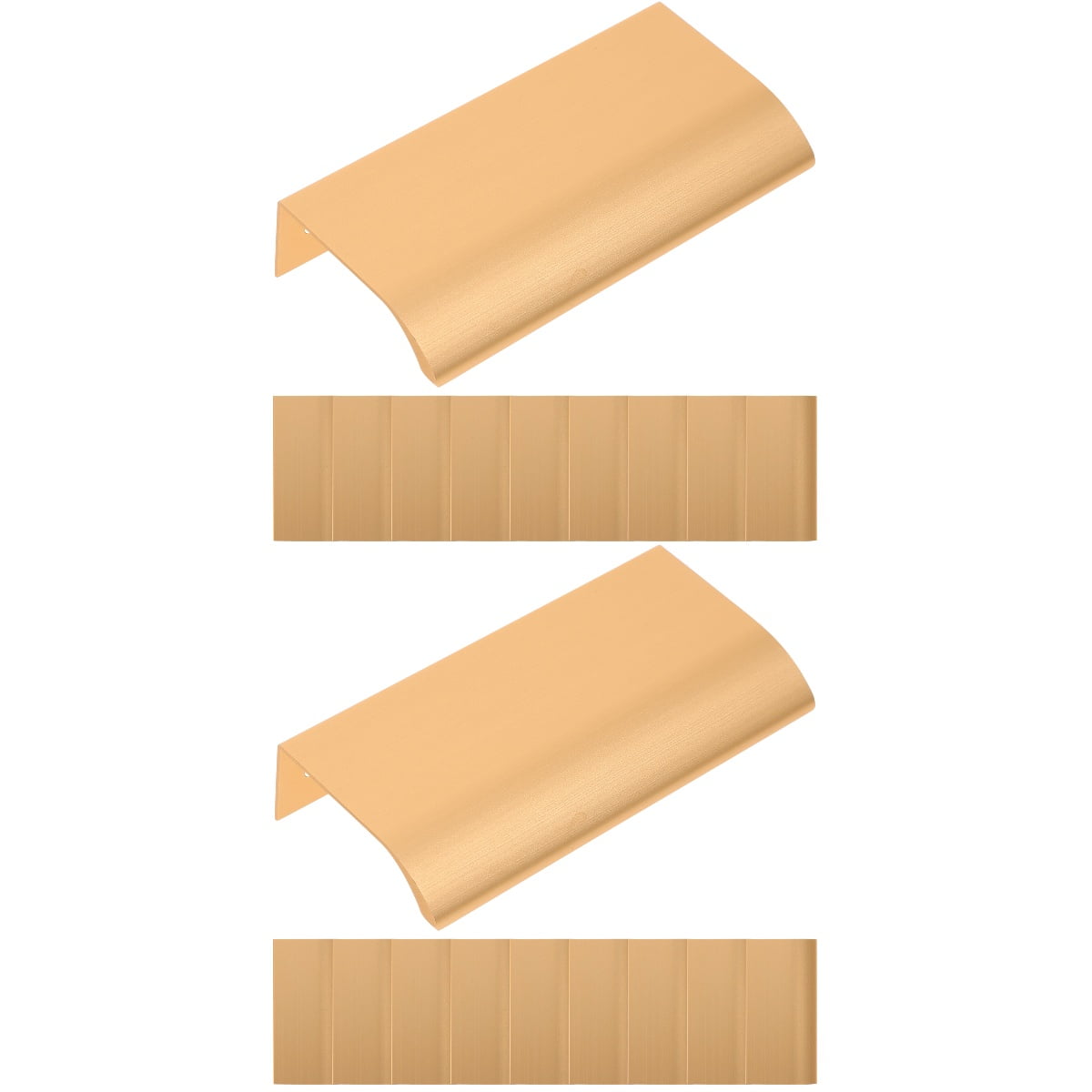 MLINS 20 pcs Concealed Door Handles Hidden Cabinet Grips Kitchen Door ...