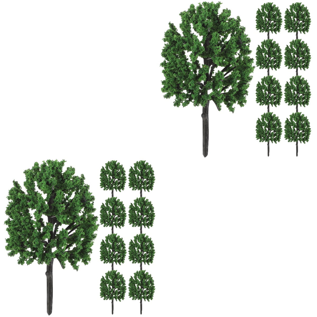 MLINS 20 pcs Delicate Sand Table Simulation Tree Model Lifelike Plant ...