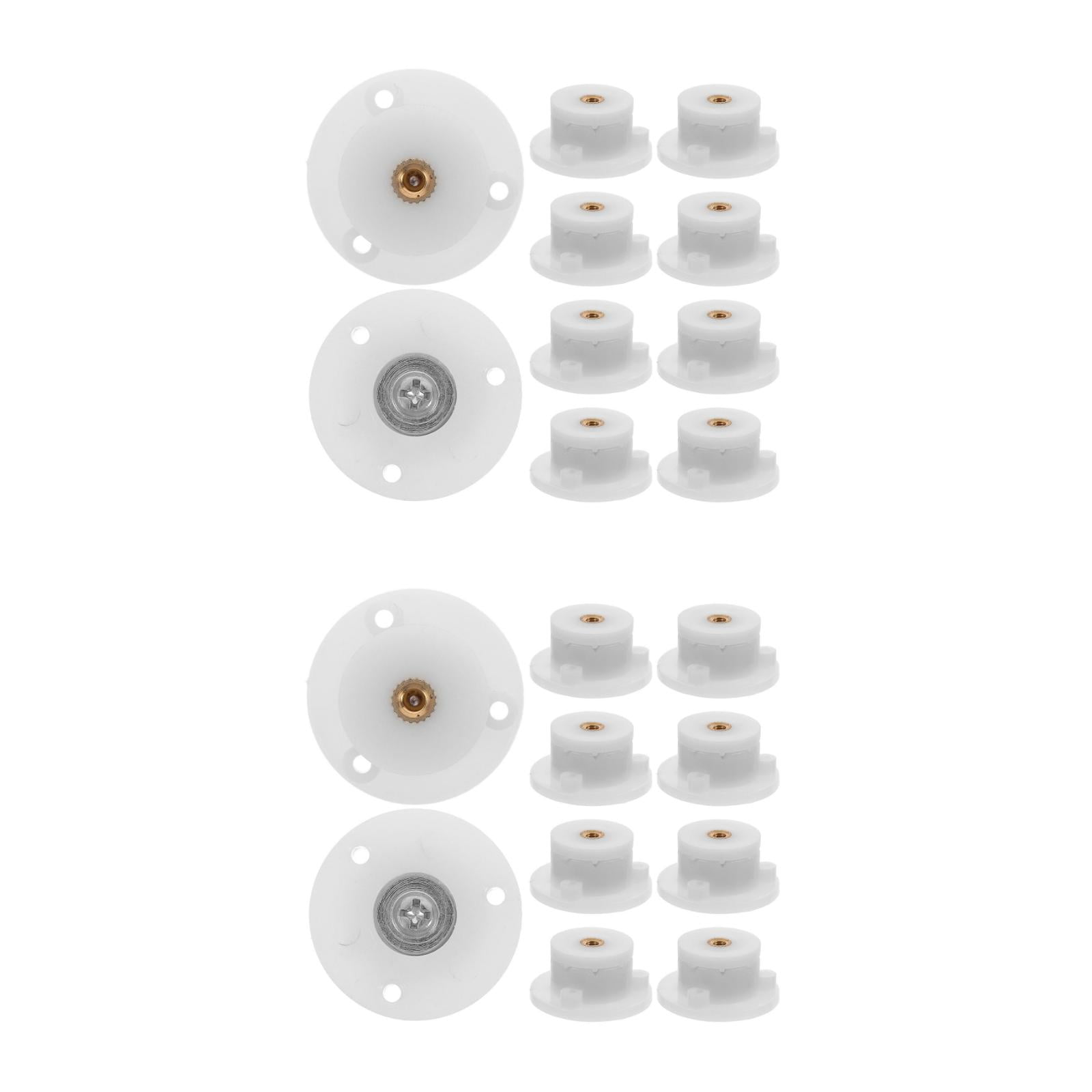 MLINS 20 pcs Diy Music Box Parts Replacement Circular Disk Base Plastic ...