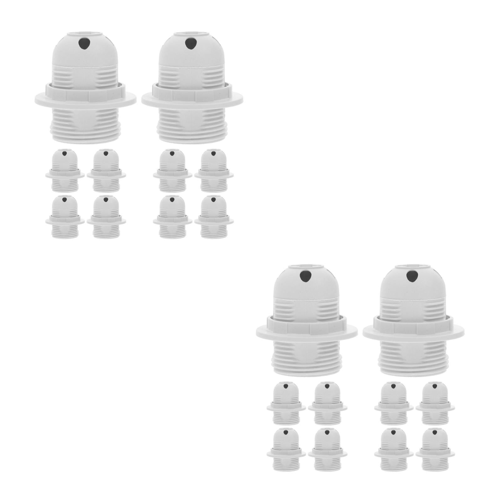 MLINS 20 pcs E27 Full Thread Clip Socket Retro Lamp Holder Light Bulb ...