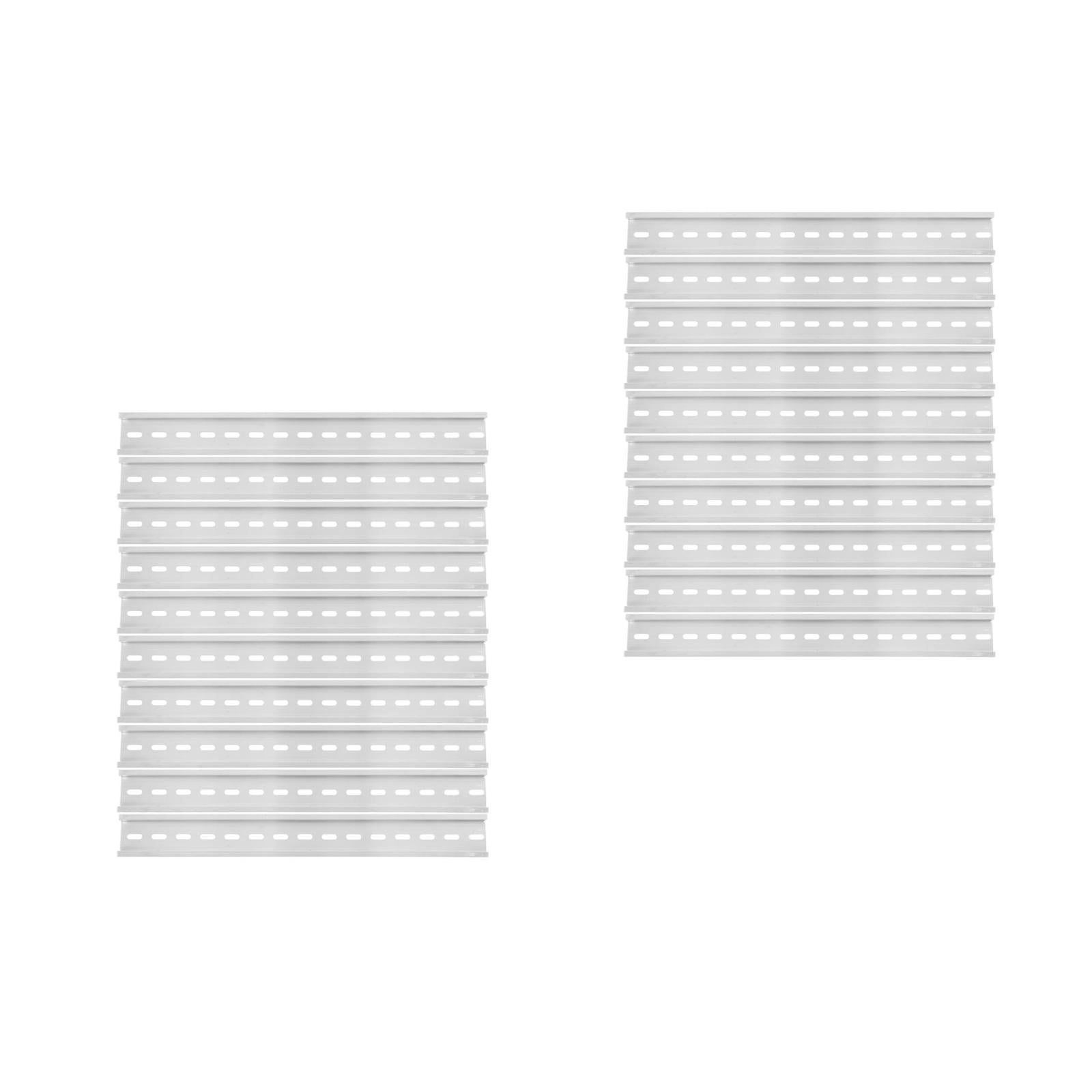 MLINS 20 pcs Electronic Accessory Replaceable Aluminum Din Rails Din ...