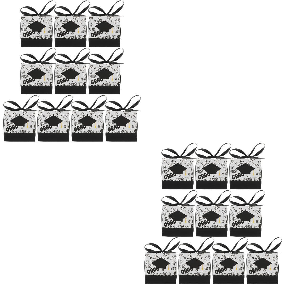 MLINS 20 pcs Graduation Candy Boxes Paper Graduation Party Favor Box ...