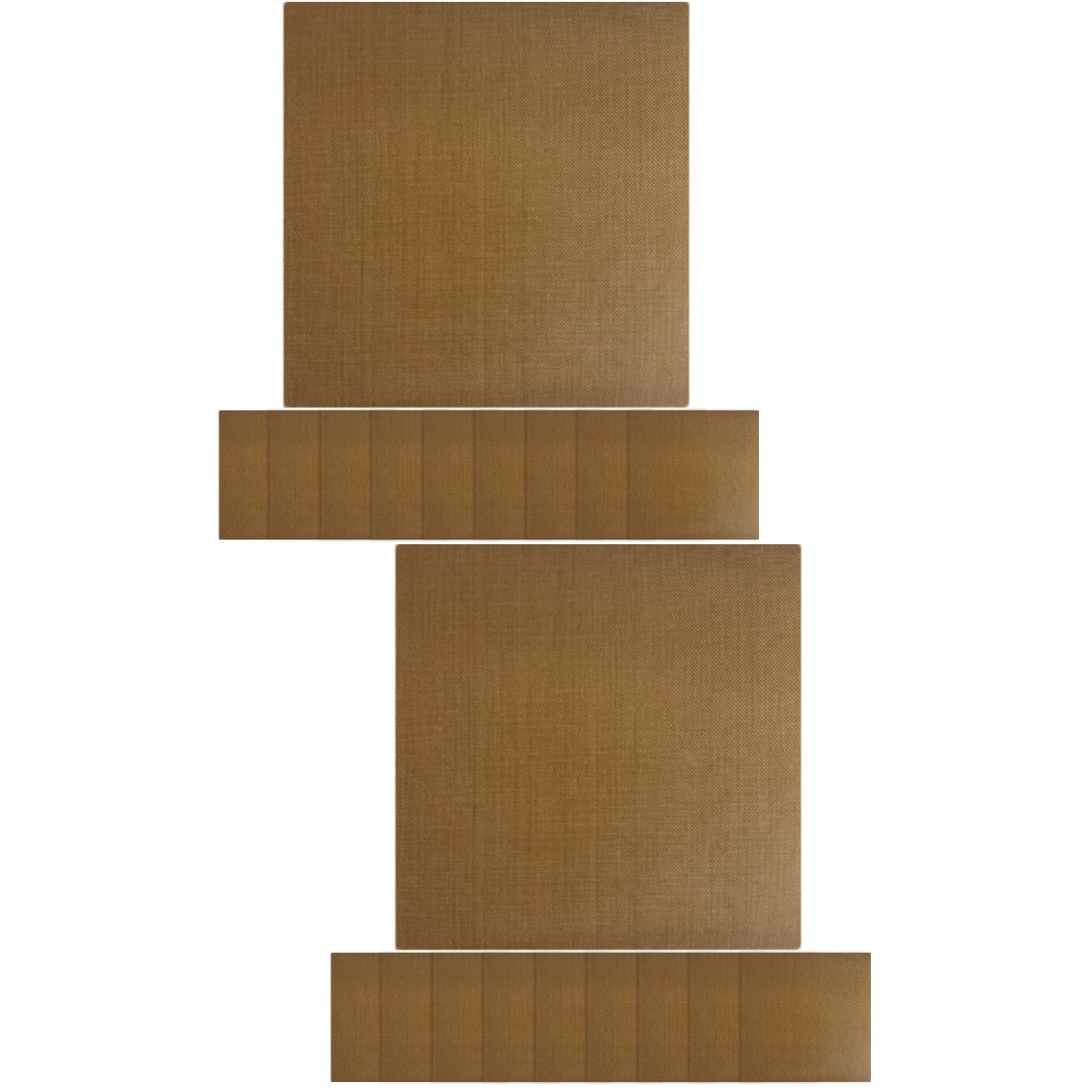 MLINS 20 pcs Heat Insulation Hair Curler Sticker Hair Straightening ...