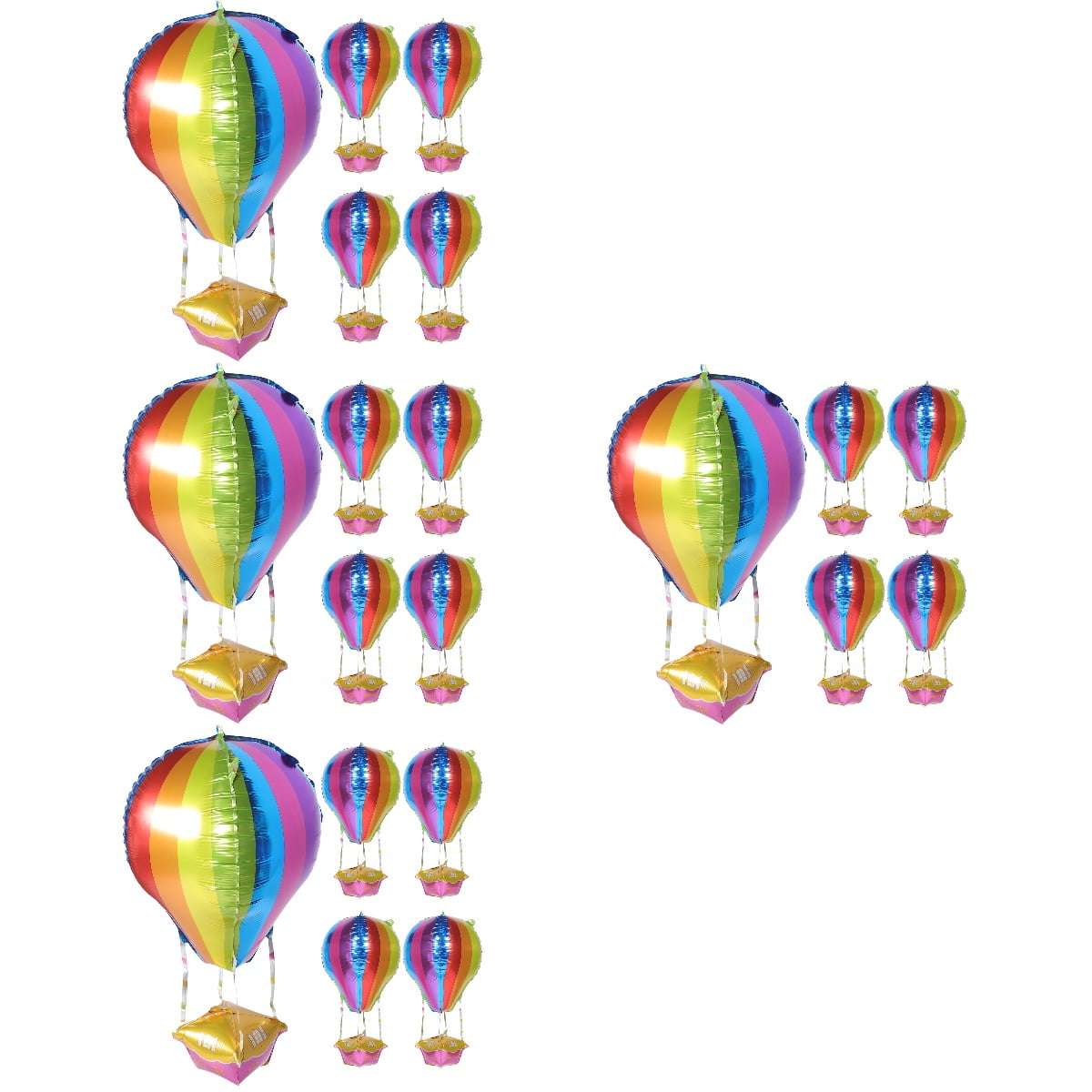 MLINS 20 pcs Hot Air Aluminum Balloons Party Balloons Decoration Party ...