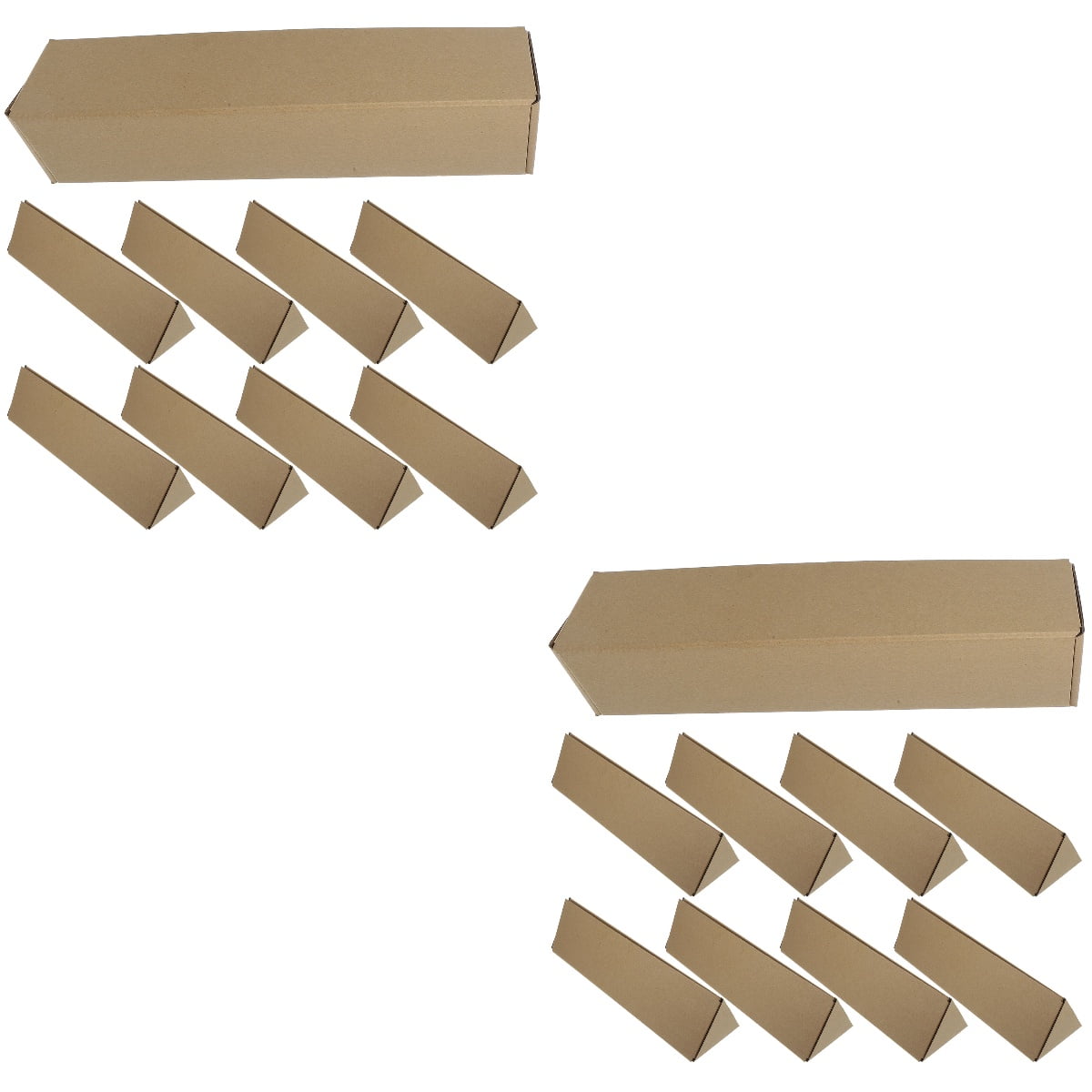 MLINS 20 pcs Mailing Tube Triangle Shape Shipping Box Drawing Storage ...