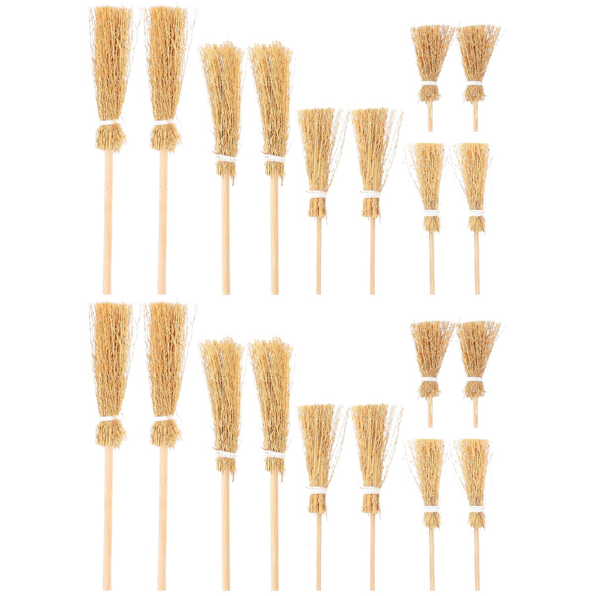 MLINS 20 pcs Mini Brooms Playhouse Toys Mini House Brooms Delicate ...