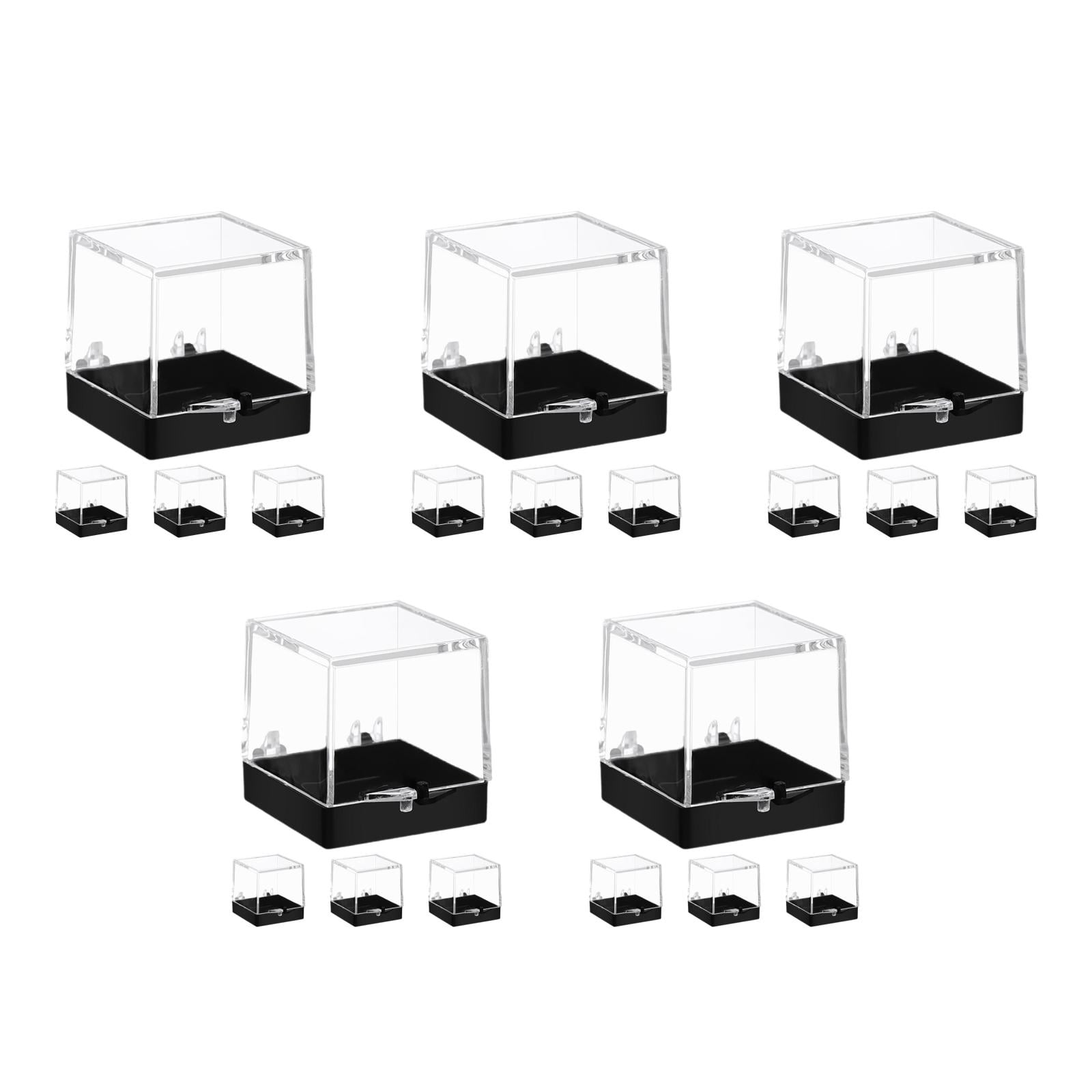 MLINS 20 pcs Miniature Display Case for Mineral Specimen Rock ...