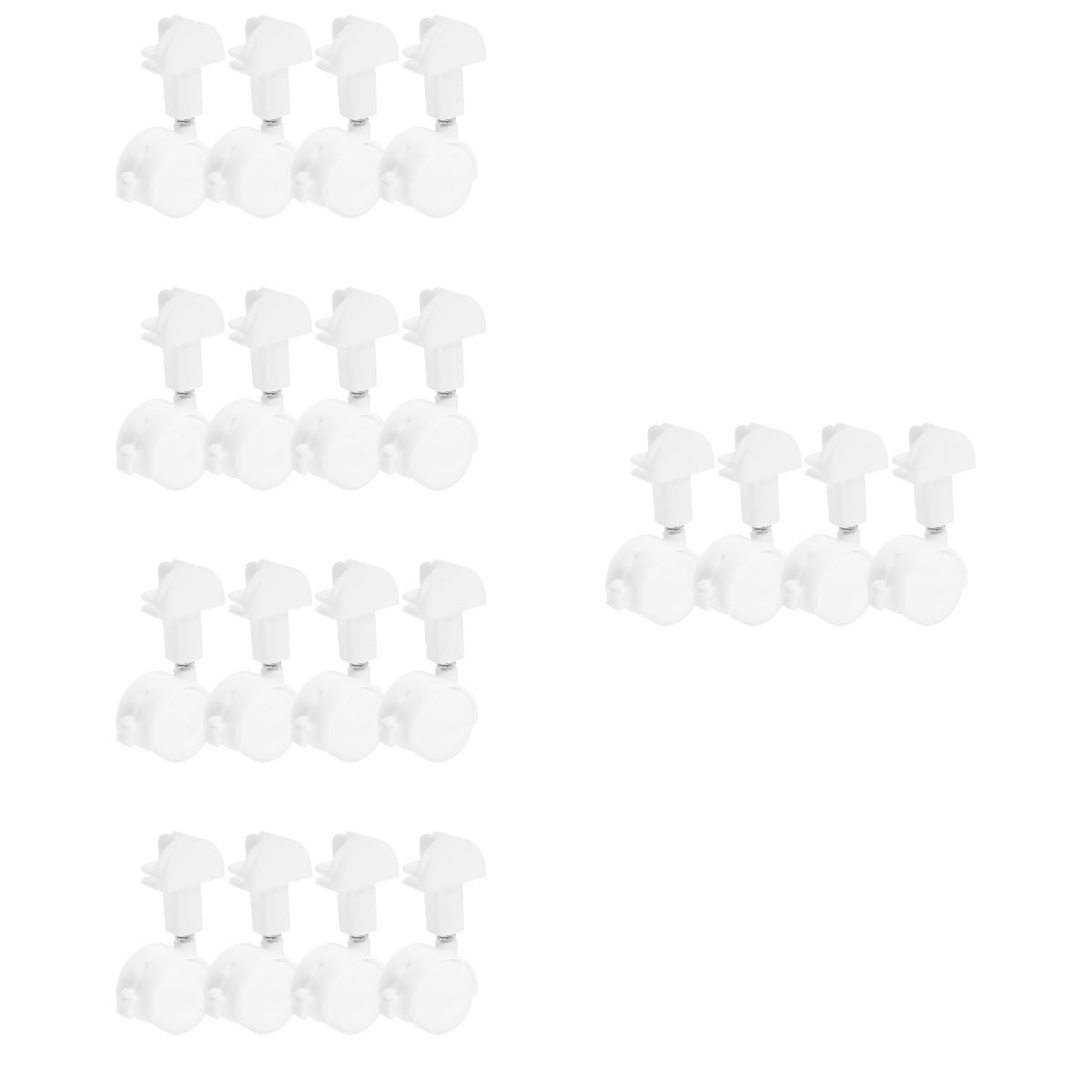 MLINS 20 pcs Pet Cage Casters Twin Wheels with Brake Replacement Wheels ...