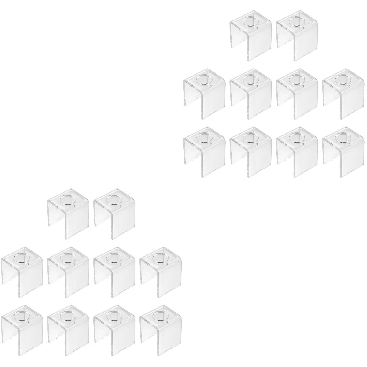 MLINS 20 pcs Plastic DIY Lipstick Mold Racks Making Mold Bracket DIY ...