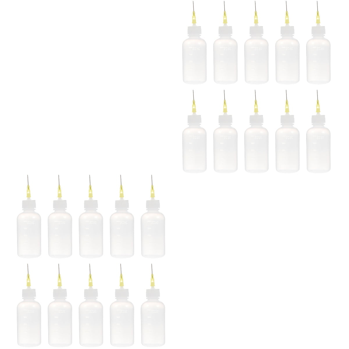 MLINS 20 pcs Plastic Needle Tip Applicator Dropper Bottles Glue Dropper ...