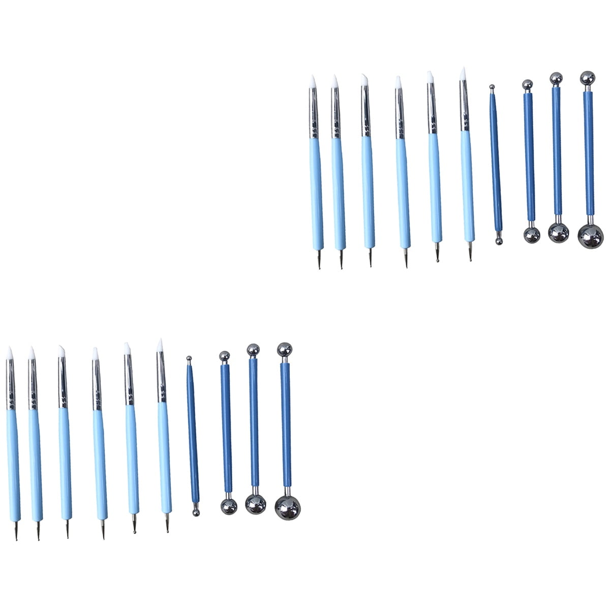 MLINS 20 pcs Premium Stylus Tools DIY Ceramic Clay Indentation Tools ...