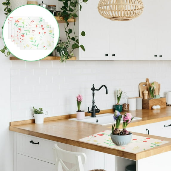 MLINS 20 pcs Refrigerator Cabinet Pad Moisture Absorption Pad Easy ...