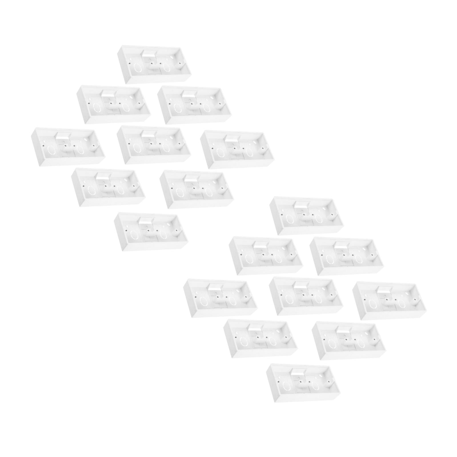 MLINS 20 pcs Repair Electrical Junction Box Wall Mounted Outlet Box ...