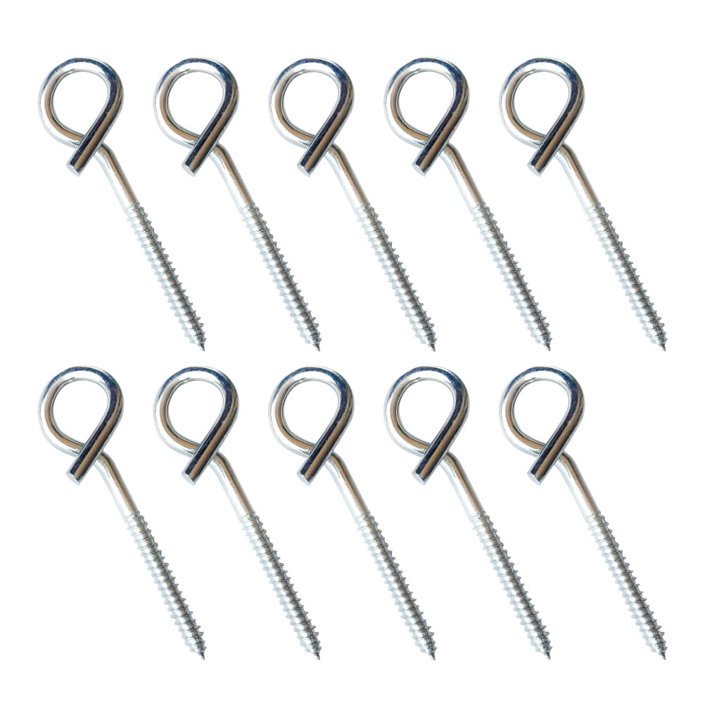 MLINS 20 pcs Safety Screw Hooks Quality Ceiling Hooks with Thread ...