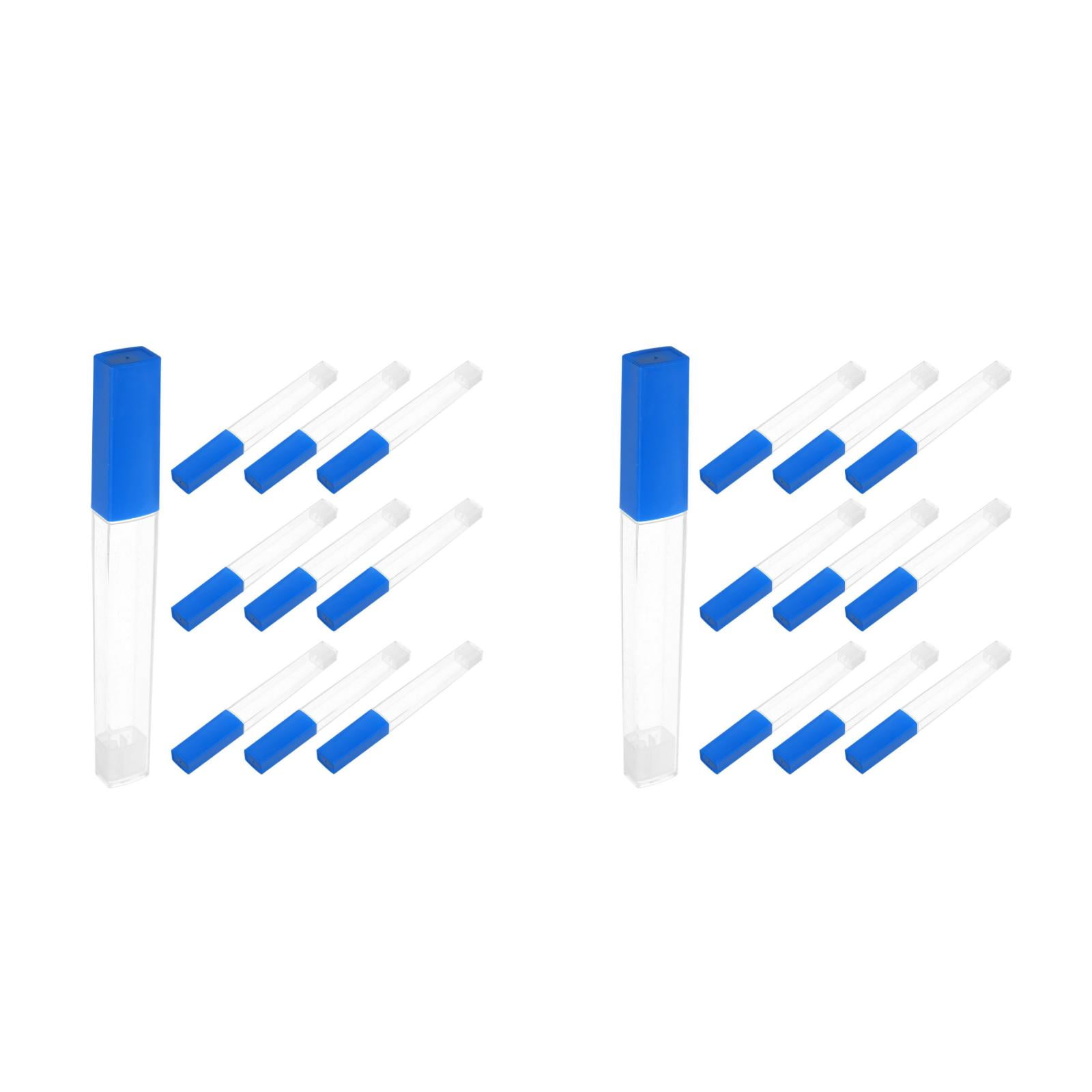 GAXIRE 20 pcs Transparent Plastic Thermometer Tube Holder Storage ...