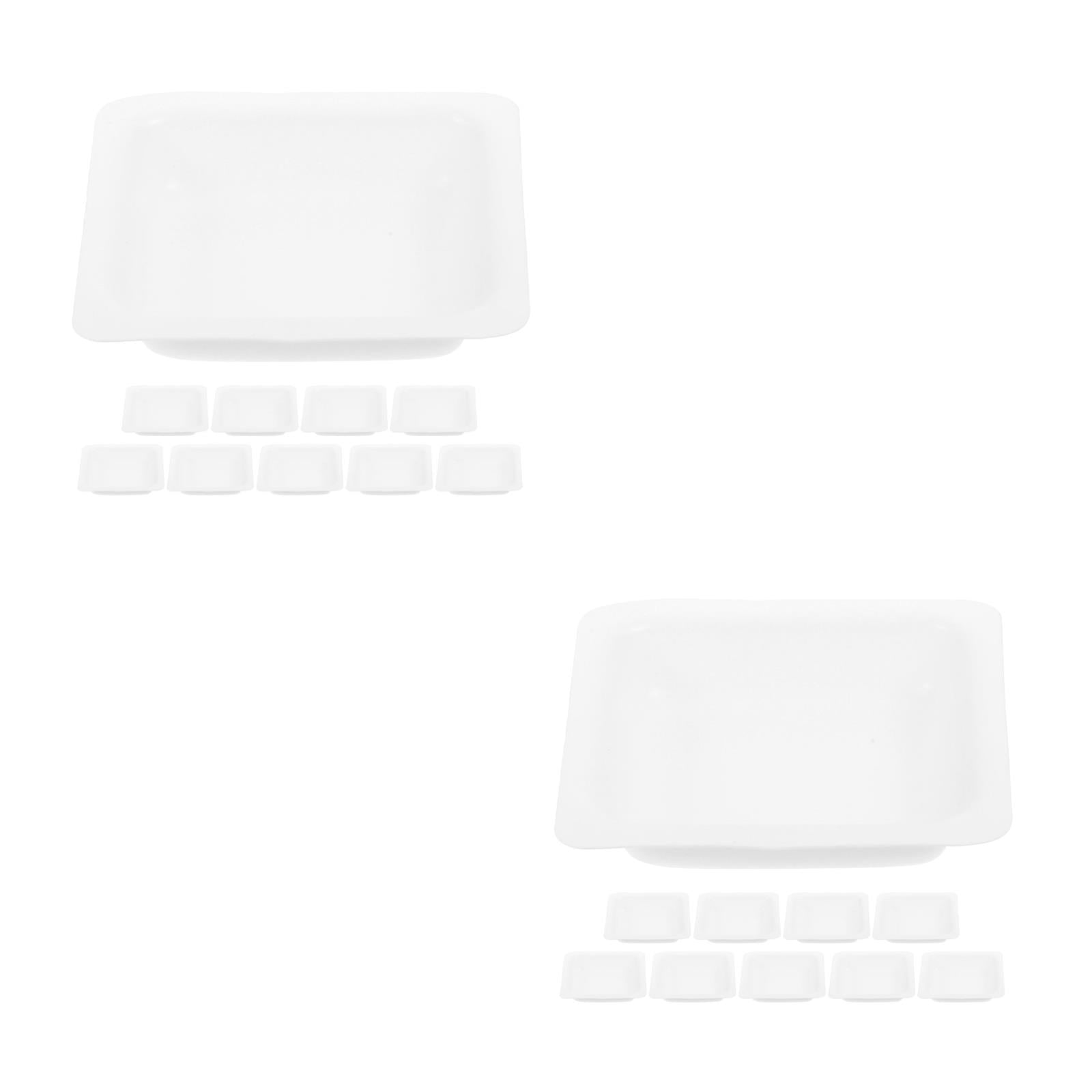 MLINS 20 pcs Weigh Boats Small Plastic Trays for Scale Plastic Square ...