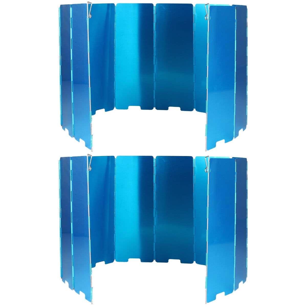 MLINS 20 pcs Windscreen Barbecue Folding Stove Wind Screen Windshield ...