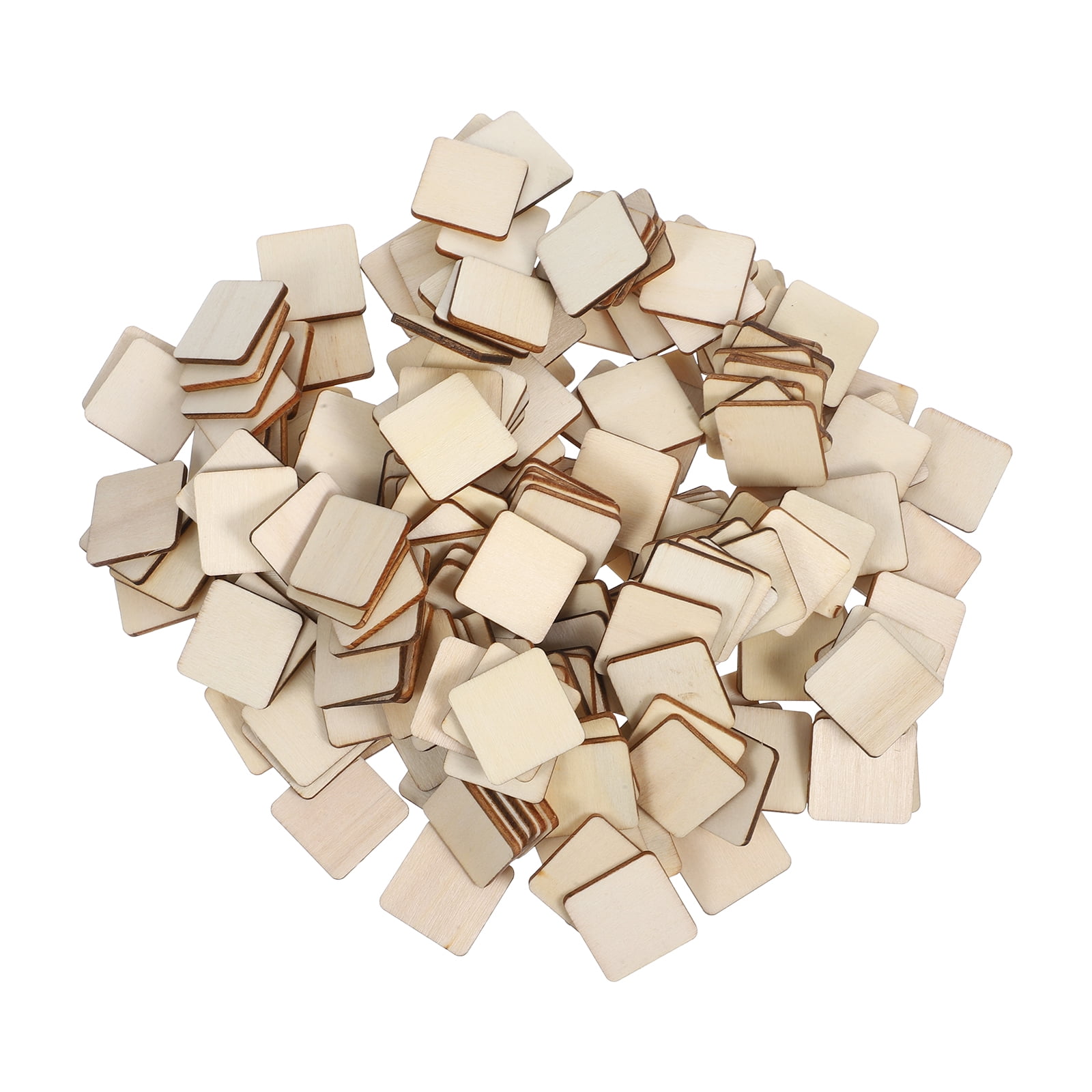 MLINS 200 Pcs Blank Letter Tiles Squares Rectangular Stamping Blanks ...