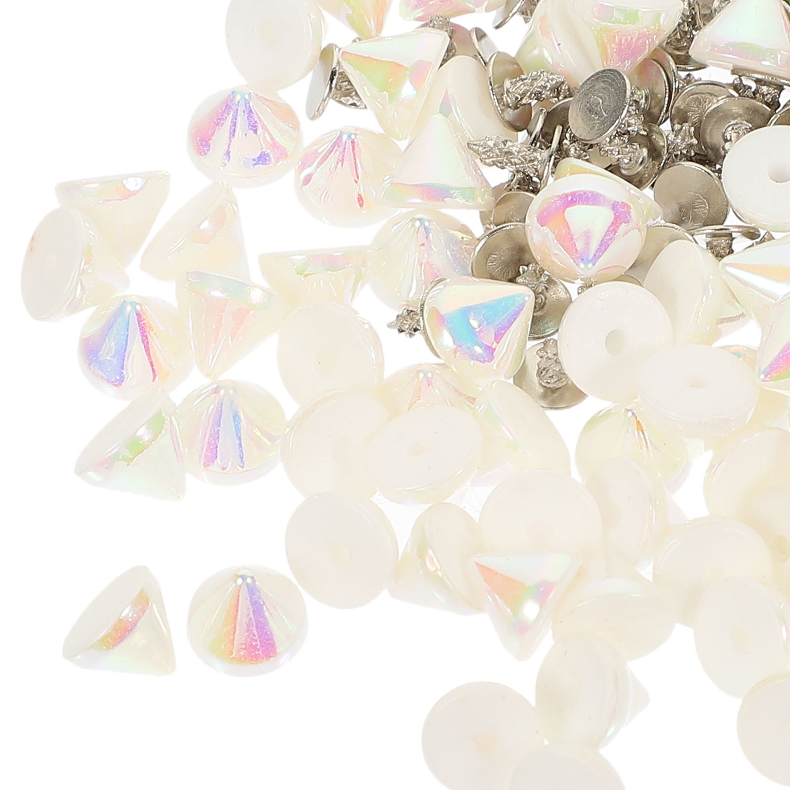 MLINS 200 Pcs Crafting Studs Plastic Craft Rivets Crafting Rivet Studs ...