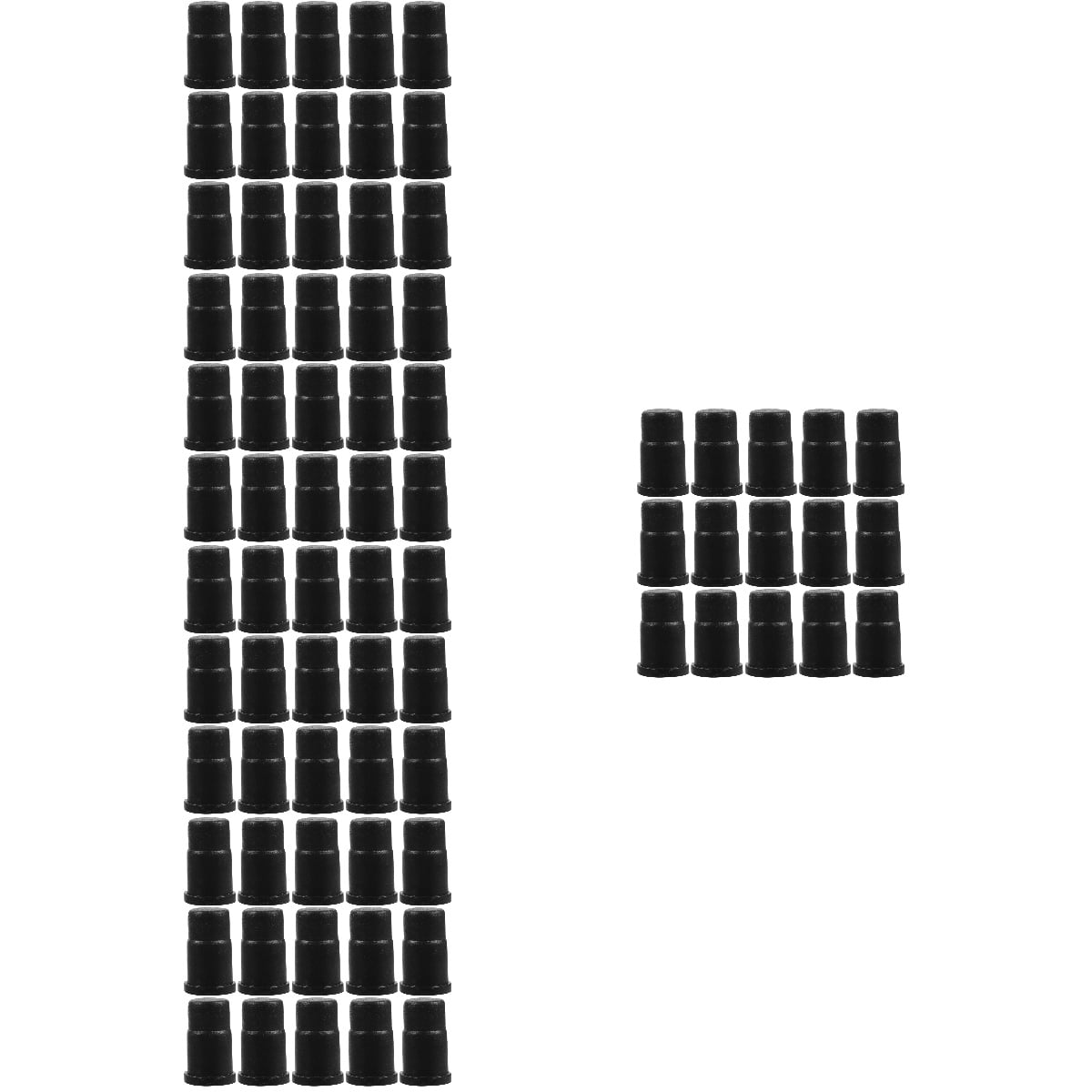 MLINS 200 Pcs Small Wheel Sockets Swivel Caster Stem Sleeves Caster ...