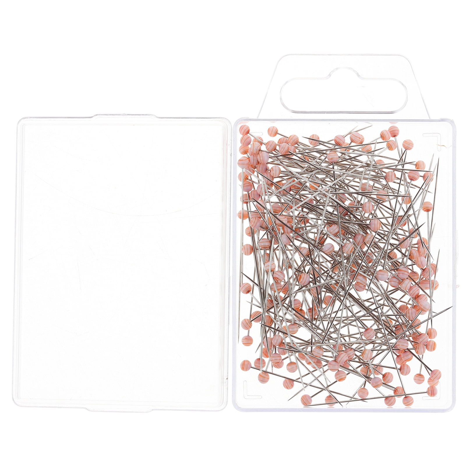 DINHEAROM Blocking Pins Round Ball Head 200Pcs Glass For Jewelry Making ...
