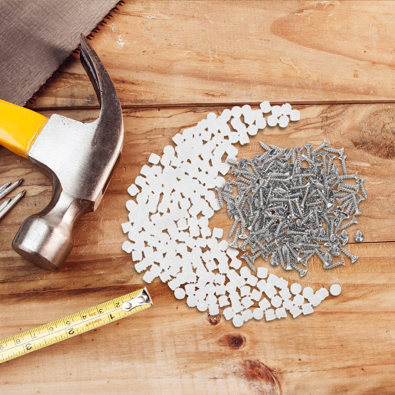 MLINS 200 Sets Plastic Hinge Dowel Inserts With Screws Dowels Door ...