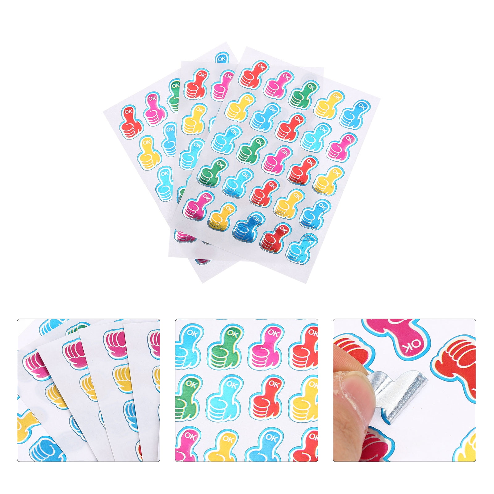 MLINS 200 Sheets Achievement Award Home Decor Stickers Self-adhesive ...