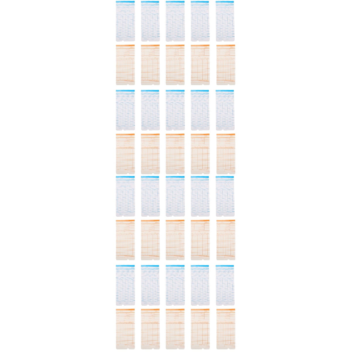 MLINS 200 Sheets of Attendance Calendar Cards Employee Attendance ...
