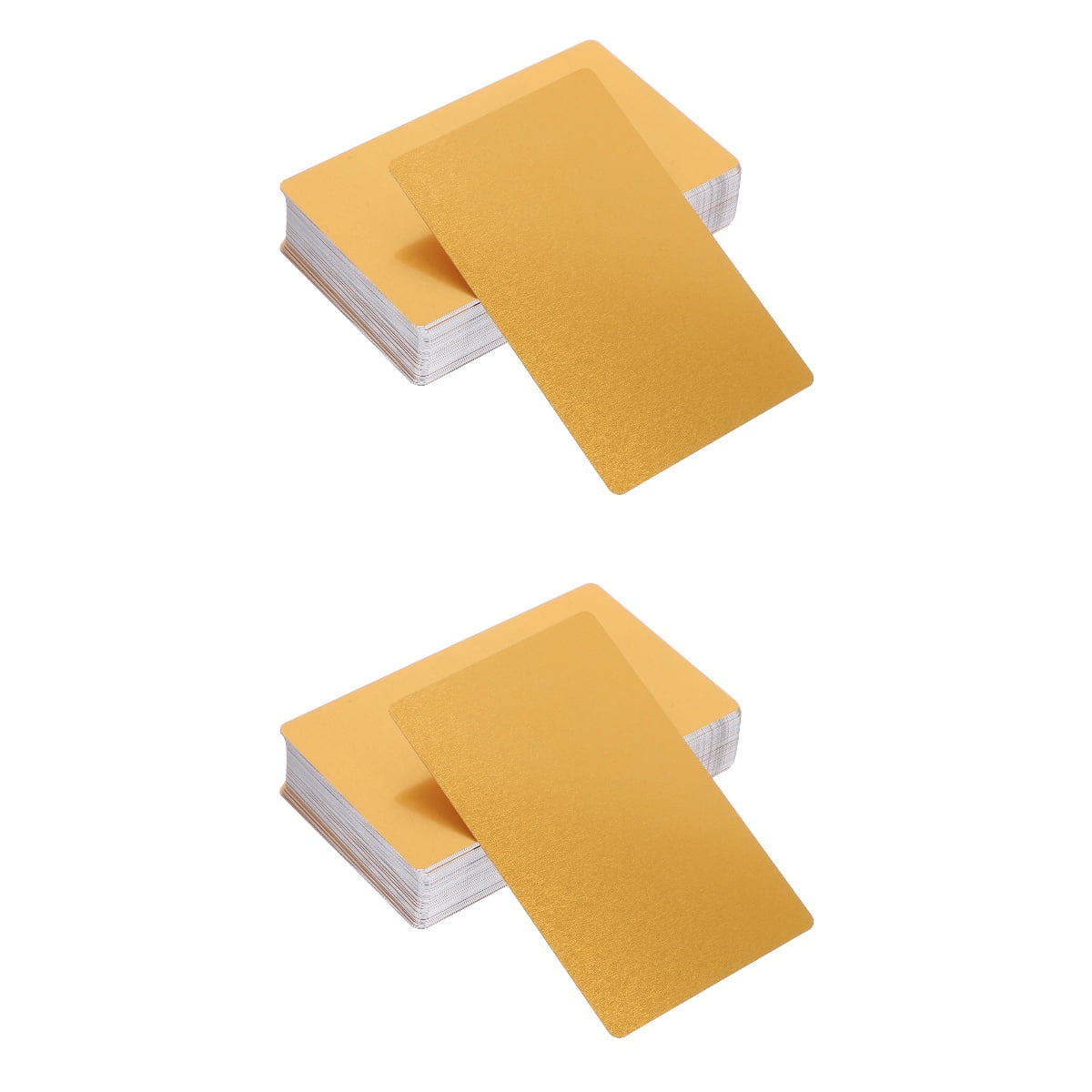 MLINS 200 pcs Blank Metal Cards Engraving Metal Business Cards Blank ...