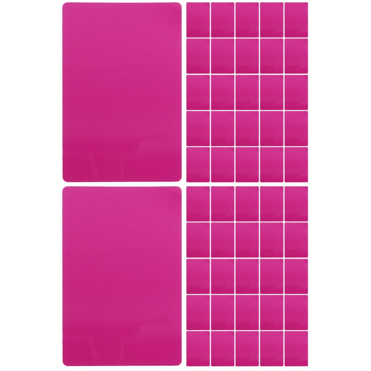 MLINS 200 pcs Engraved Business Cards Metal Name Cards Blank Metal ...