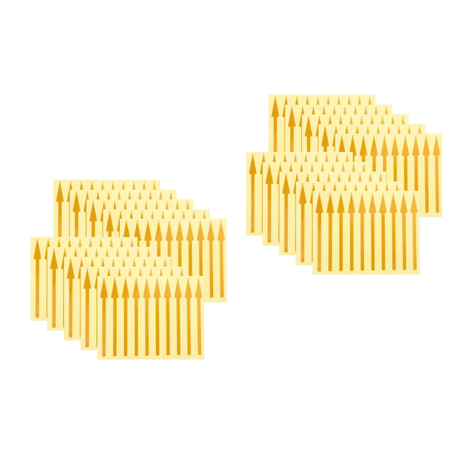 MLINS 200 pcs Instrument Arrow Plastic Stickers Instrument Panel ...