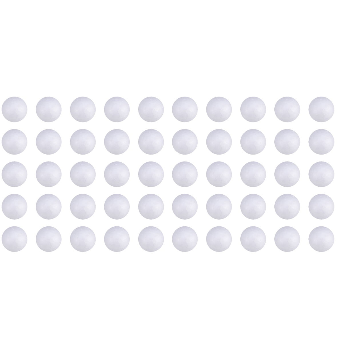 MLINS 200 pcs Solid Polystyrene Balls Round Spheres DIY Stuff Wedding ...