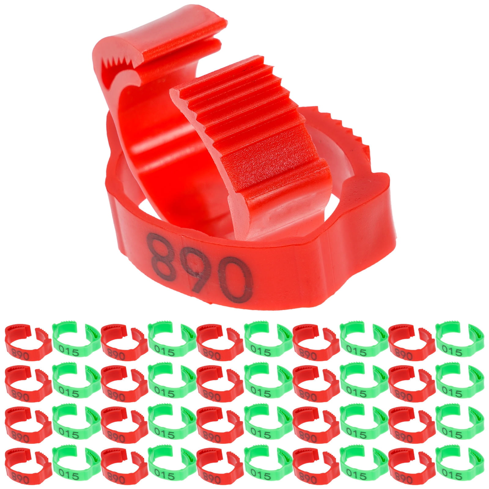 MLINS 200pcs Chicken Leg Bands Chicken Leg Tags with Number Chicken ...