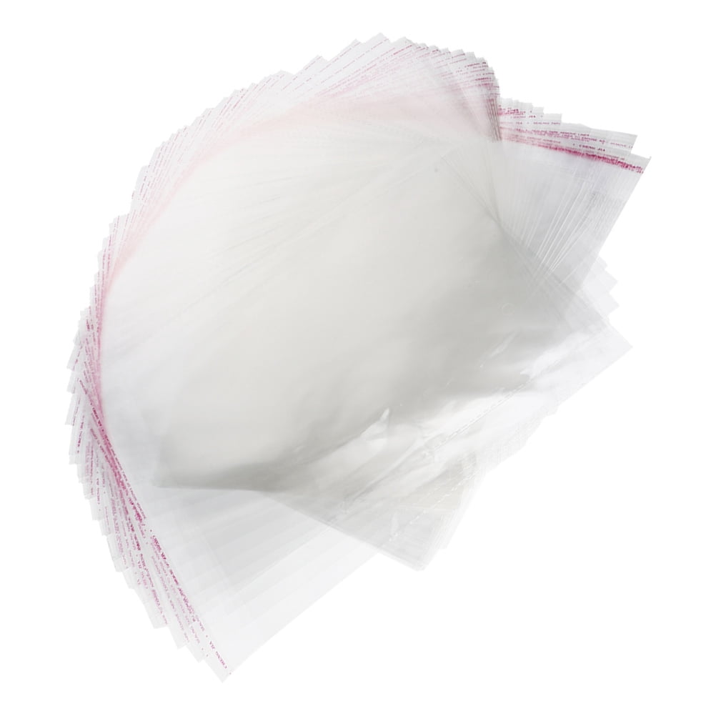 MLINS 200pcs Small Storage Bags Small Packaging Bags Transparent ...