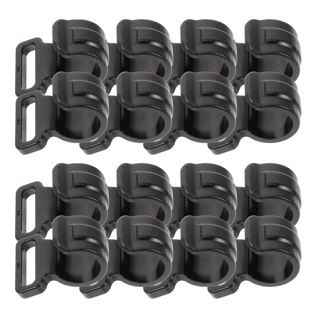 MLINS 20PCS Tent Pole Clips C Shape Plastic Clips Tent Hook Small ...