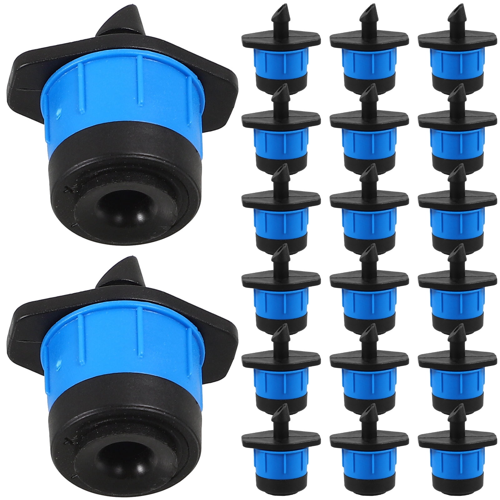 MLINS 20Pcs Drip Irrigation Spray Emitters Adjustable Atomizing Nozzles ...