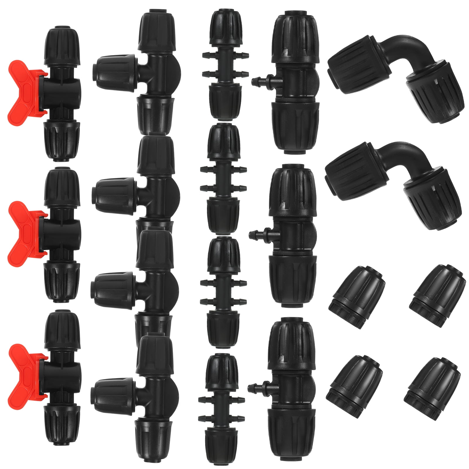 MLINS 20Pcs Hose Connectors Drip Irrigation Fittings Garden Hose ...
