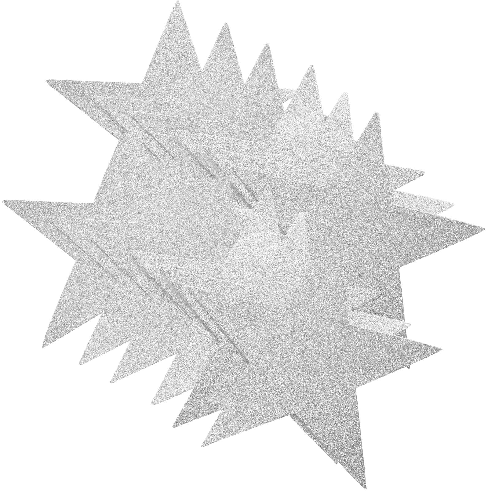 MLINS 20Pcs Pentagram Paper Cutouts Decorative DIY Paper Cutouts Kids ...