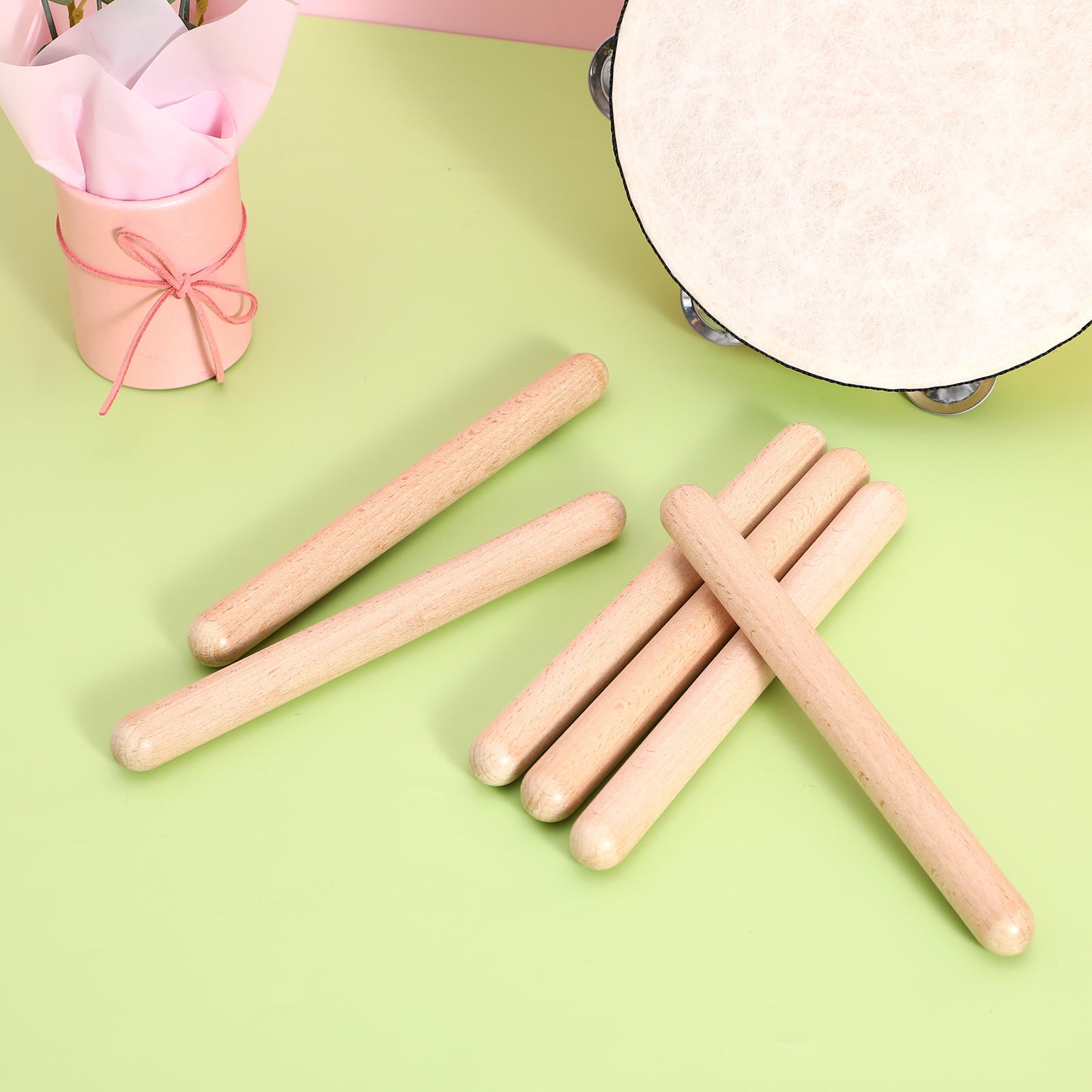 MLINS 20Pcs Rhythm Sticks for Musical Instruments Young Students ...