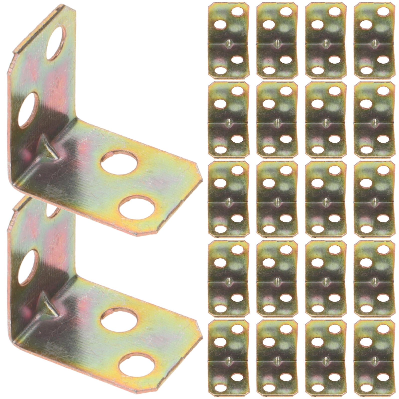 MLINS 20Pcs Right Angle L-Shape Shelf Support Brackets L Brackets 90 ...