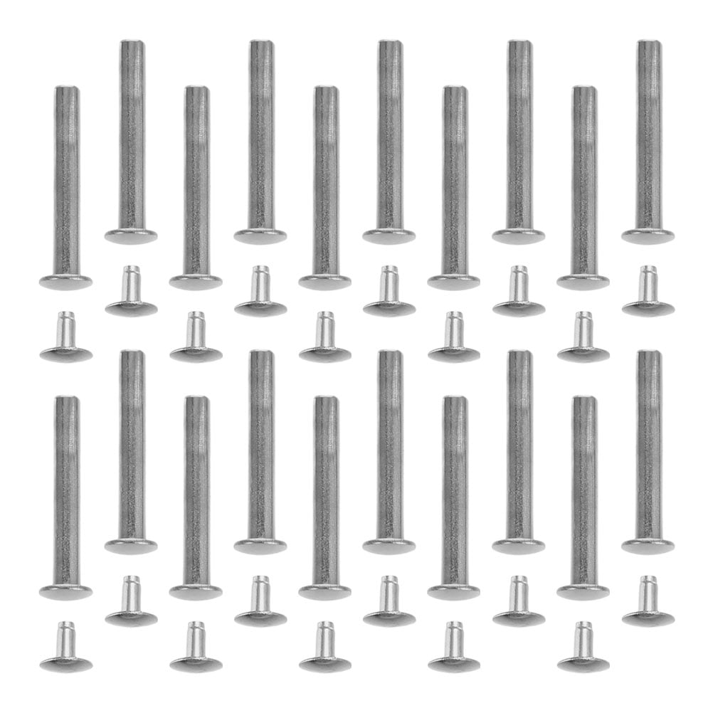 MLINS 20Sets Shaft Rivets And Nuts Repair Kit Handheld Fan Solid Shaft ...