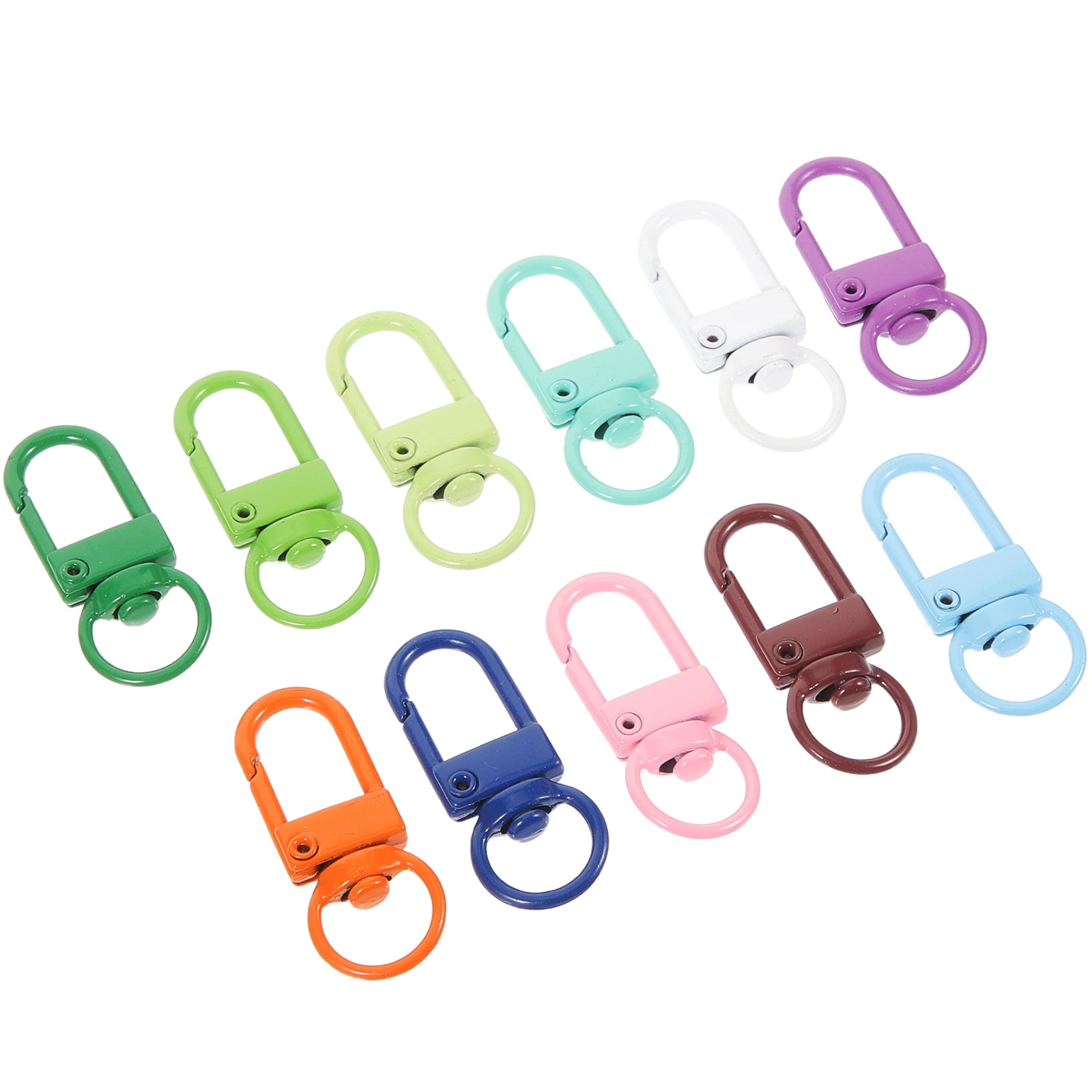 MLINS 20pcs Bag Buckle D Rings Buckle Key Buckle Ring Purse Buckles for ...
