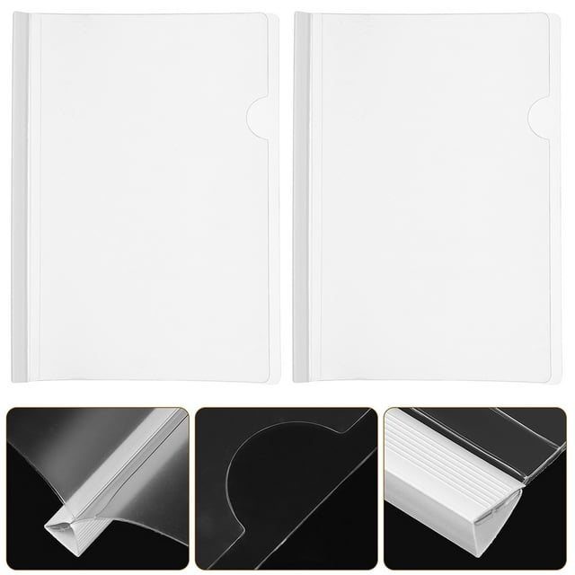 MLINS 20pcs Binding Bars Slide Grip Binding Bars for Report Cover ...