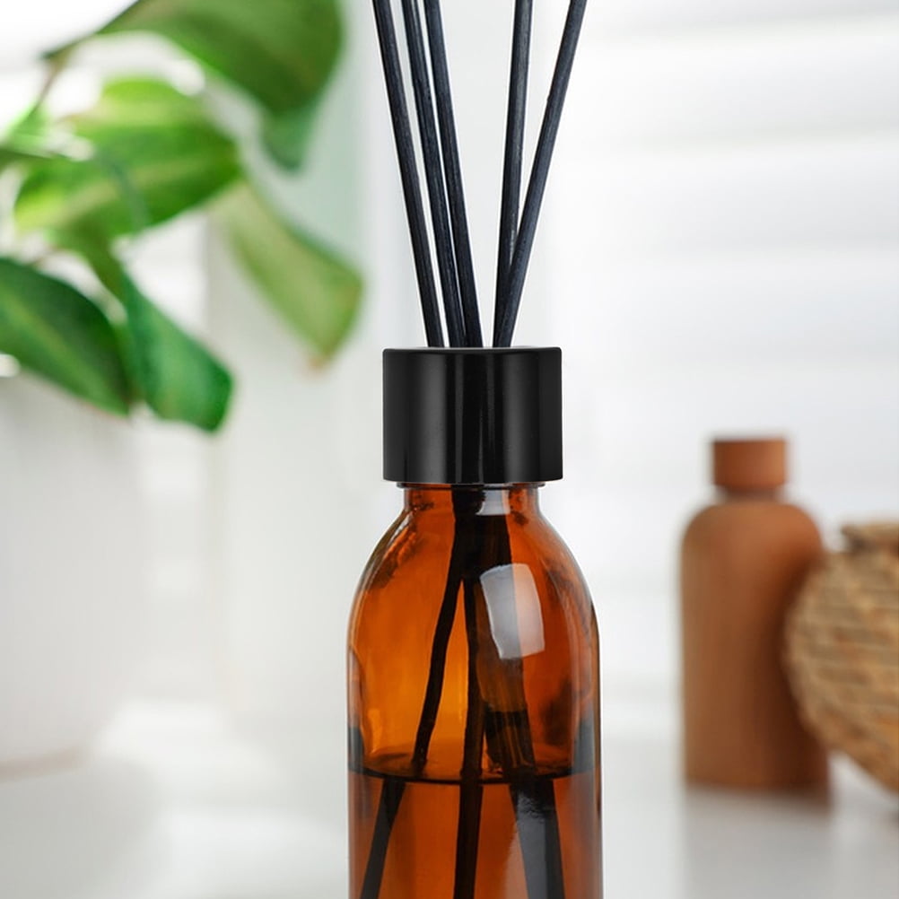 MLINS 20pcs Black Diffuser Caps Reed Diffuser Bottle Stoppers ...