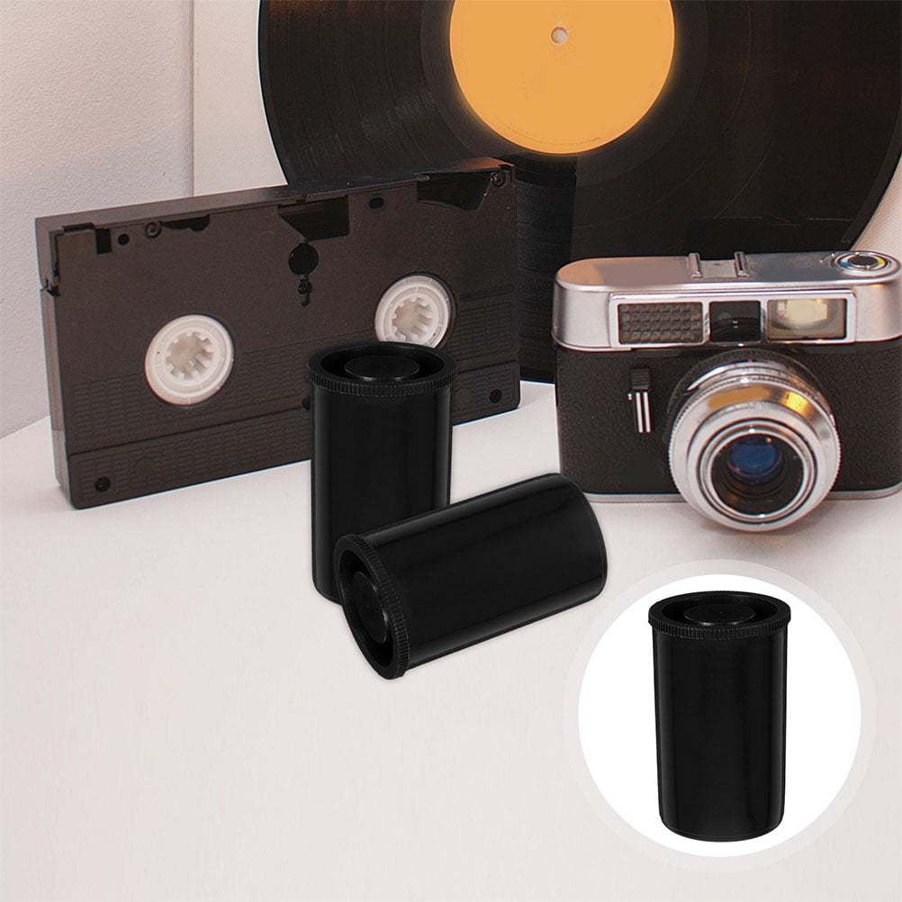 Black ABS Film Canisters for Storage 20pcs Compact and Durable Design ...