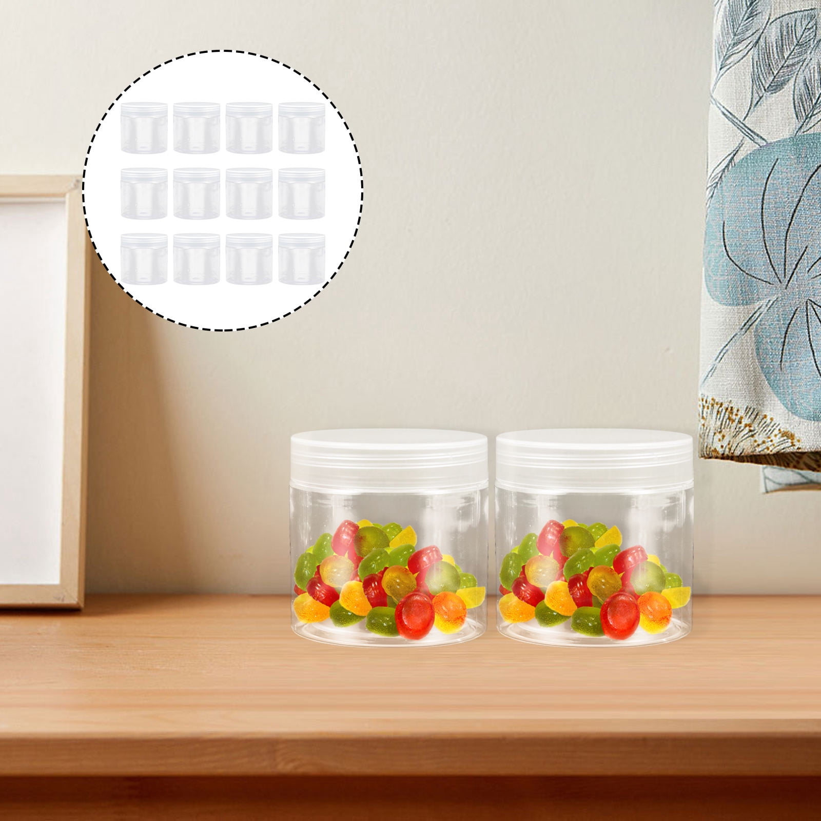AURARMLET Durable Leakproof Bottles for Food Storage 20Pcs 7X7Cm 200Ml ...
