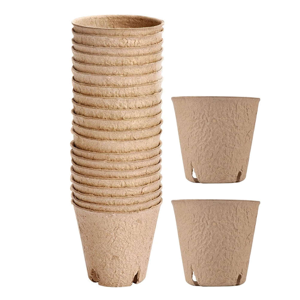 MLINS 20pcs Garden Germination Nursery Pots Plants Nursing Pots ...