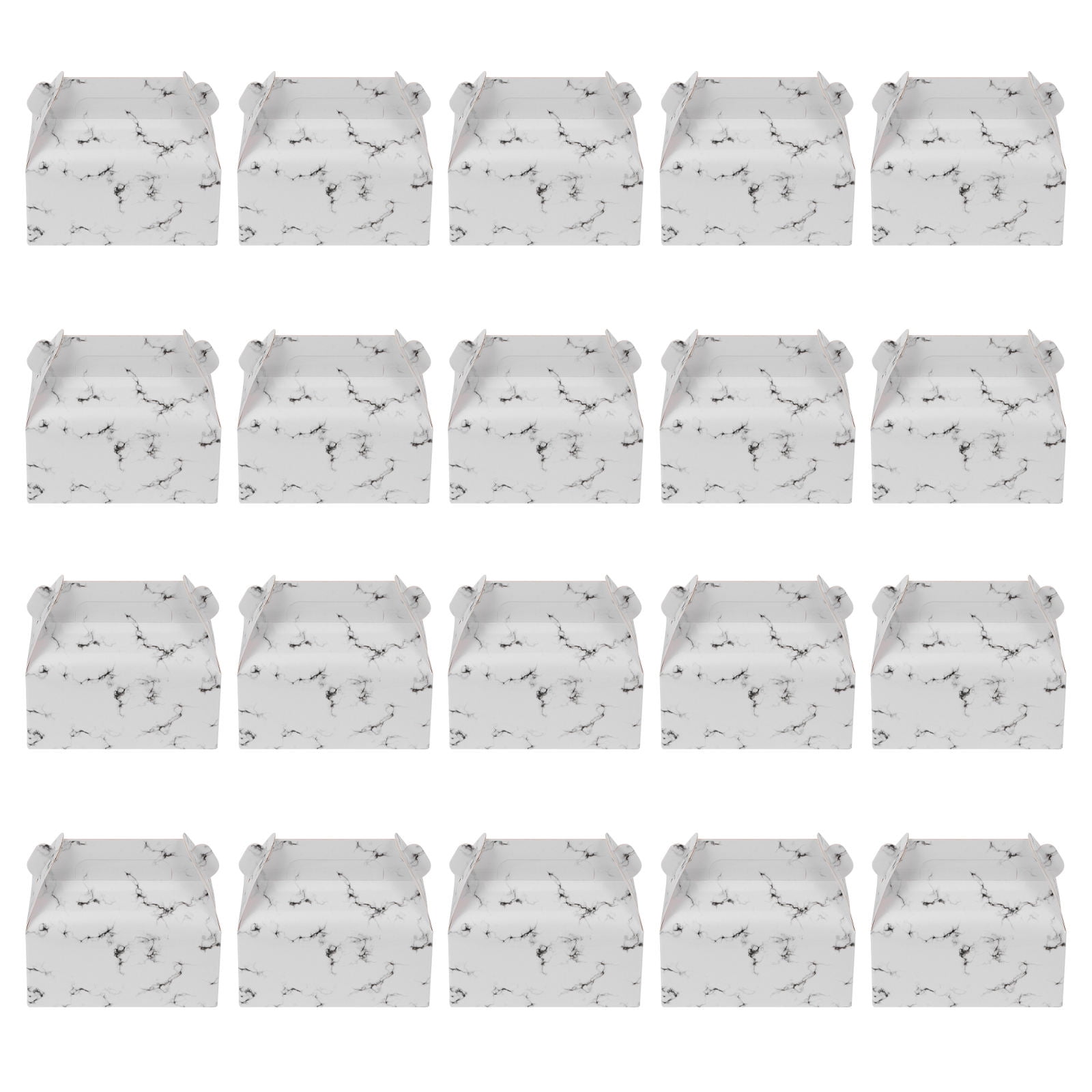 MLINS 20pcs Handed Cake Packaging Cases Candy Boxes Paper Dessert ...